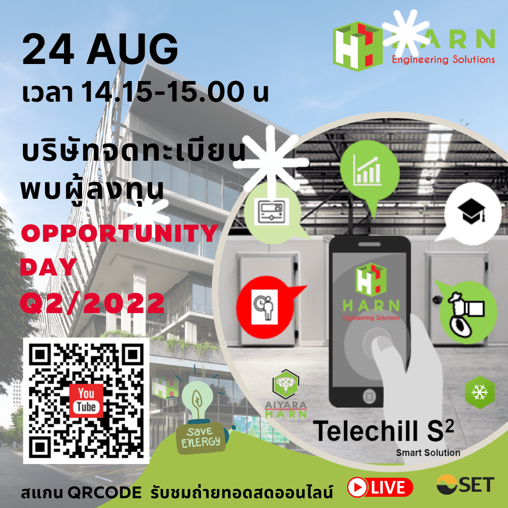 HARN ถ่ายทอดสดออนไลน์ แถลงผลประกอบการไตรมาสที่ 2/2022 - บริษัท หาญ เอ็น ...