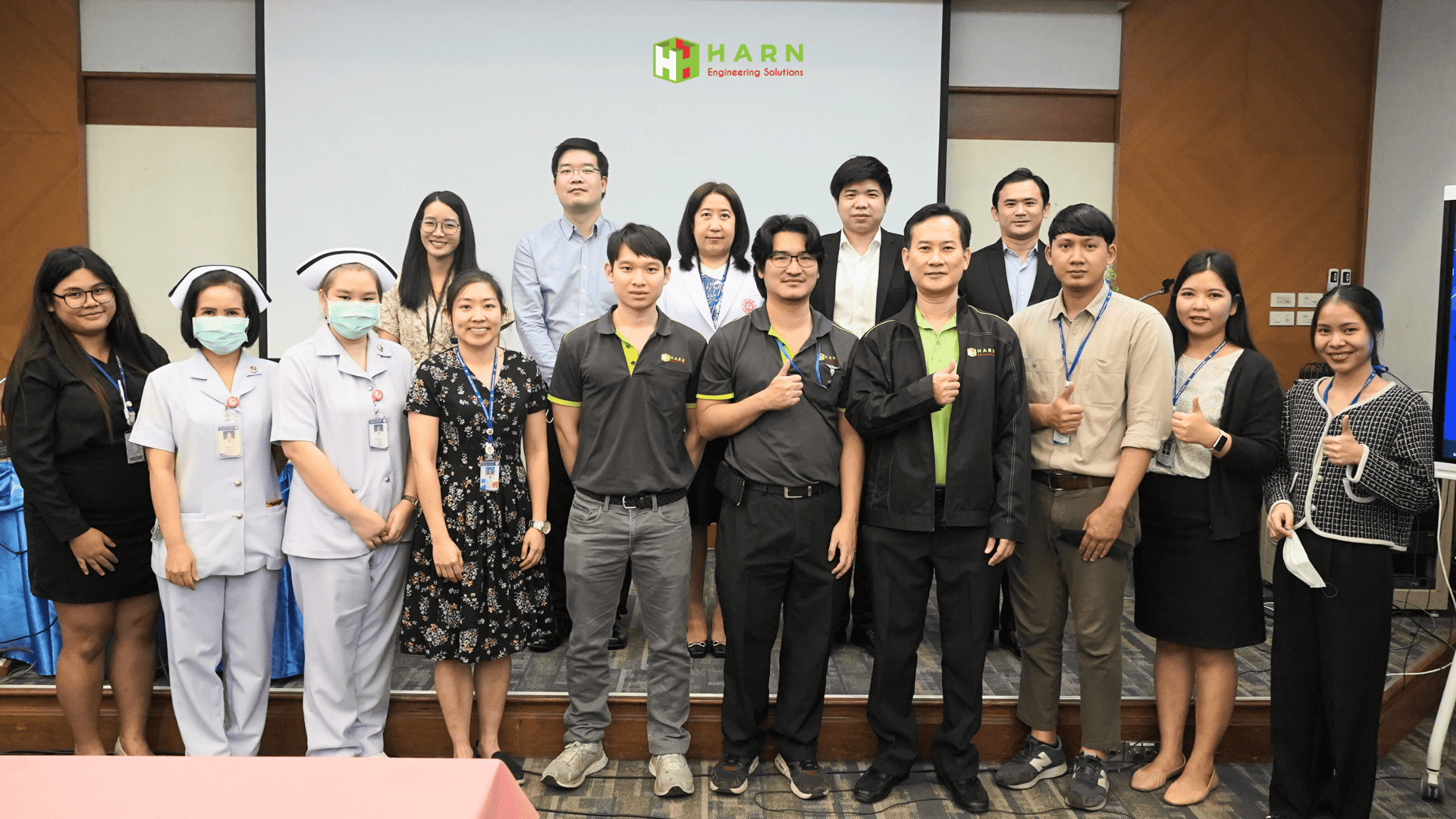ภาพบรรยากาศทีม HARN 3DMed เป็นวิทยากรในกิจกรรม Innovation Month นวัตกรรมทางการแพทย์ โรงพยาบาลราช ...